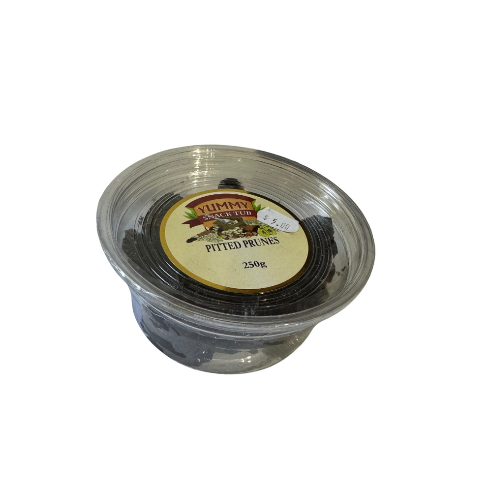 Yummy Pitted Prunes 250g TUB – King Cole Direct Fruit Supply